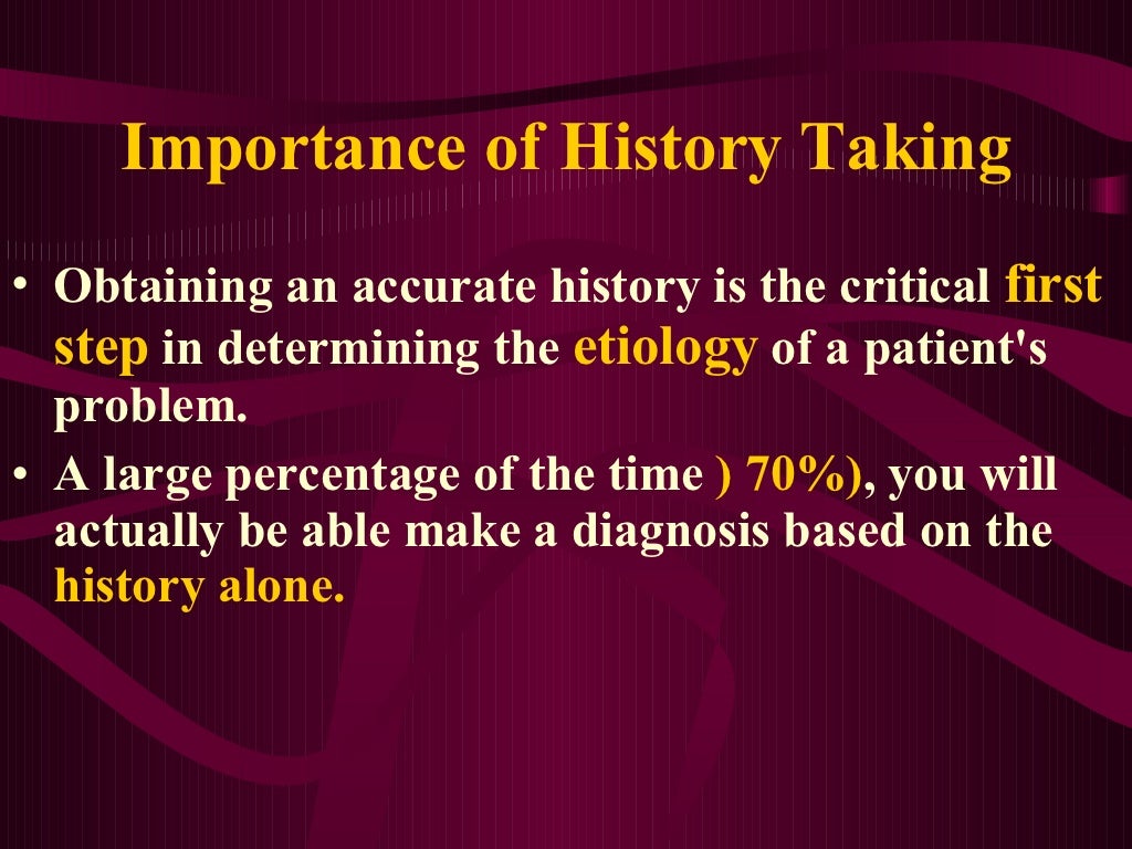 History Taking history-taking