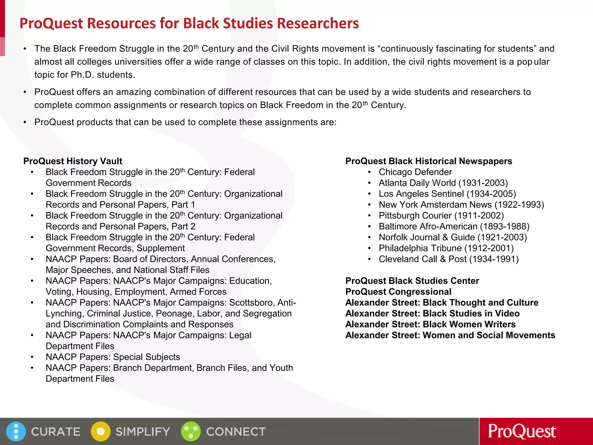 History vault-black-freedom-naacp-research | PPTX