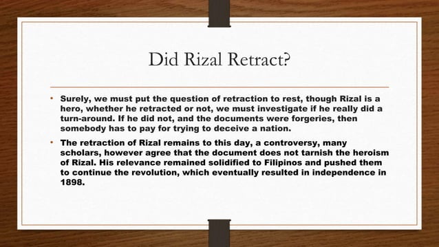 HISTORY 101 rizal Did Rizal Retract.pptx | Christianity | Religion ...