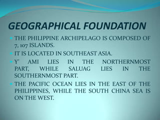 History 101 the phils setting | PPTX