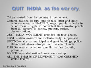 Quit India Movement | PPTX