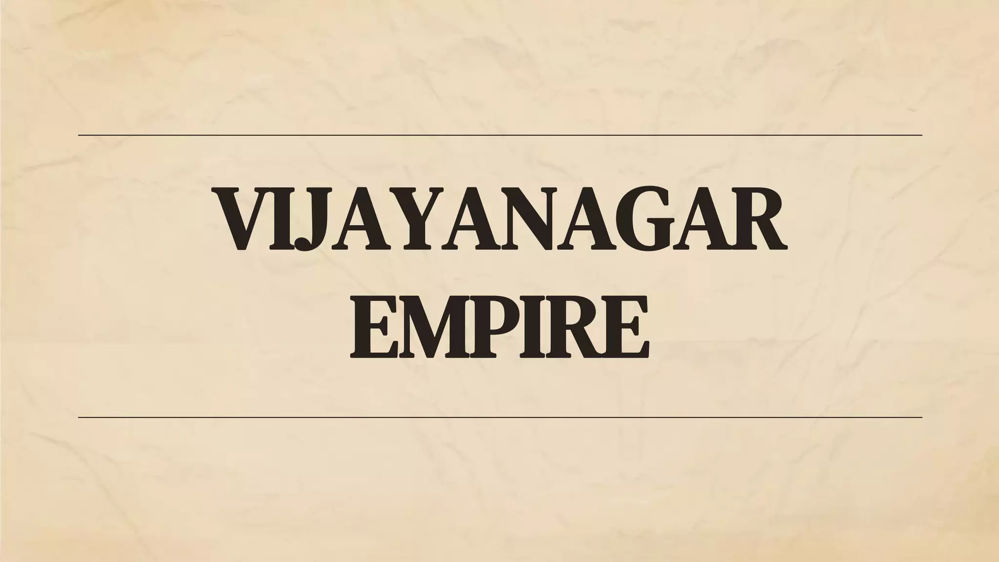Vijayanagar empire and its significant architecture | PPTX