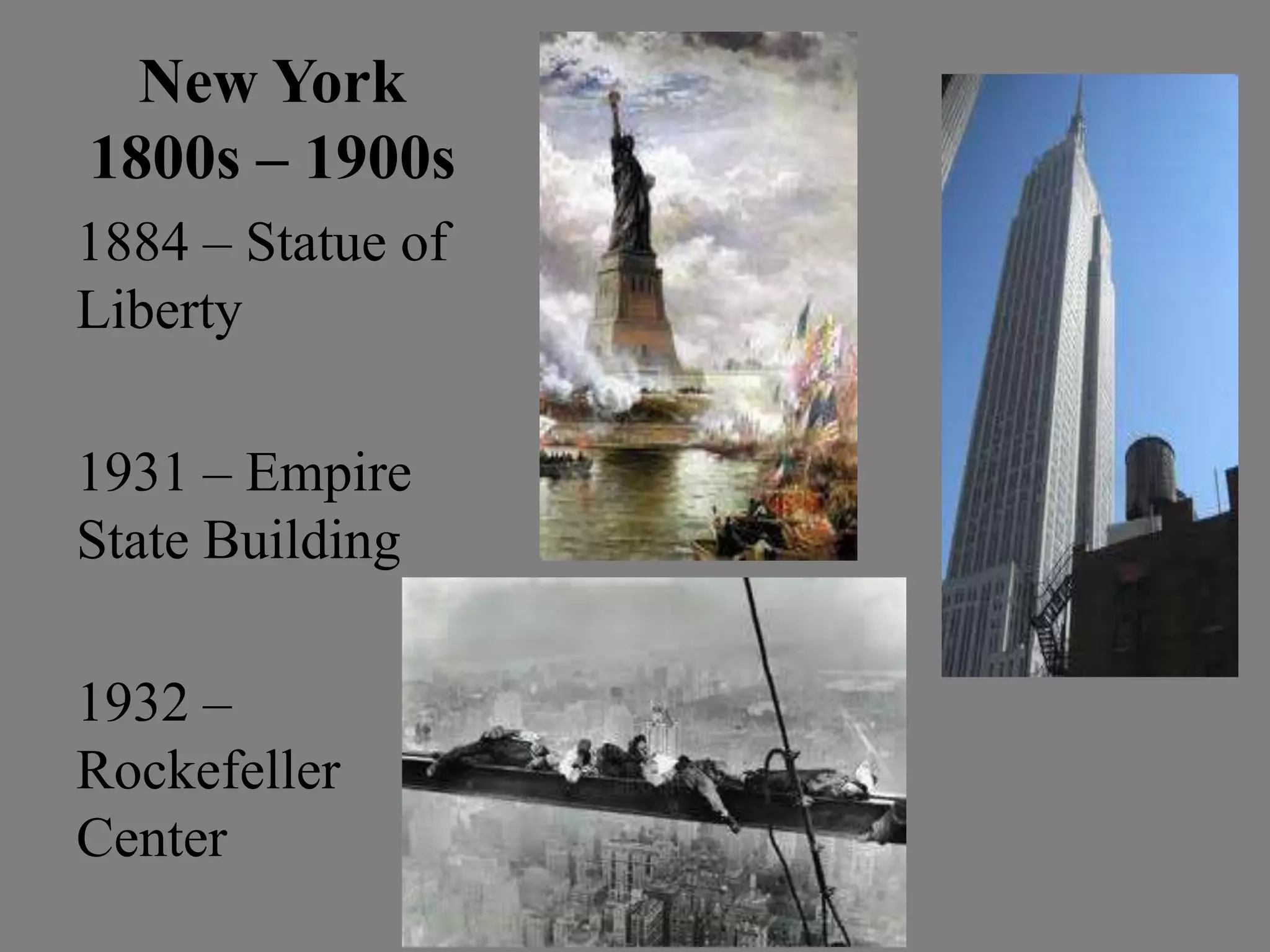History 141 New York Timeline 1800s – 1900s | PPTX