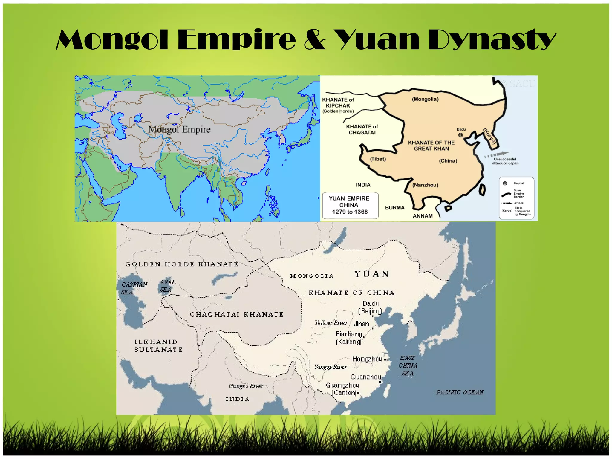 Yuan Dynasty: China's History | PPT