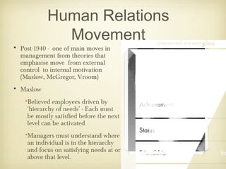 Historical Foundations of Management | PPT