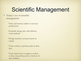 Historical Foundations of Management | PPT