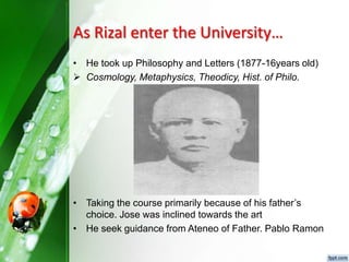 Rizal: Education in the University of Santo Tomas | PPTX