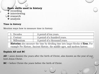 History 8 introdution to history 2021 | PPTX