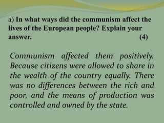 History 9 Q and A reveision Communism.pptx