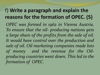 History 9 Q and A reveision Regional and National Co-operation. (EEC, OPEC, & COMECON).pptx