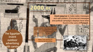 History of Advertising Before 1900 | PPTX