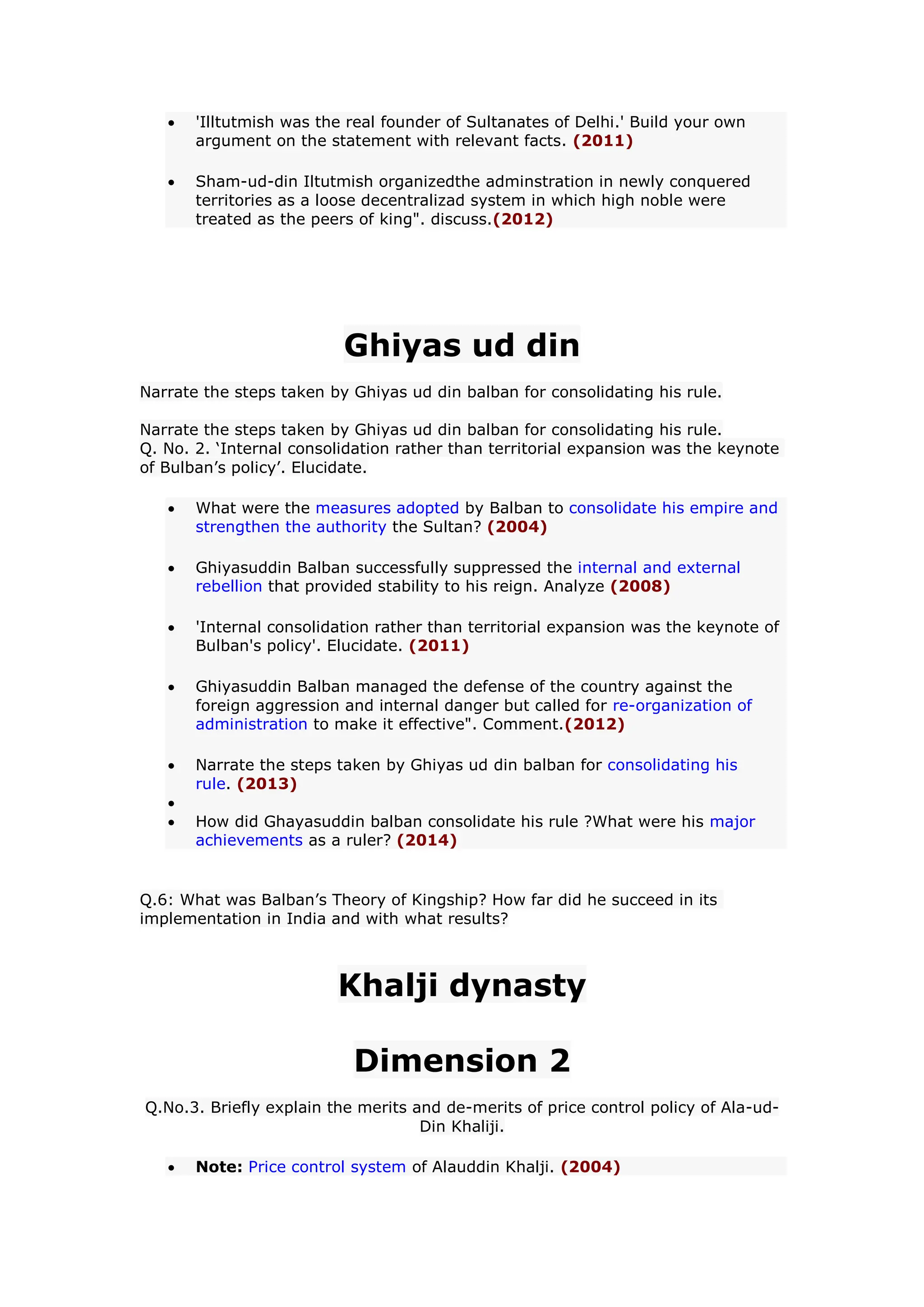 CSS Indo-Pakistan History Past Paper (Topic-wise) Analysis 2000-2024.docx