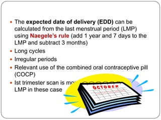 History and clinical examination in obstetrics | PPT
