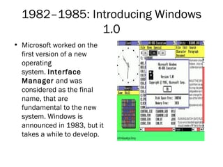 History and development.213 | Operating Systems | Computer Software and ...