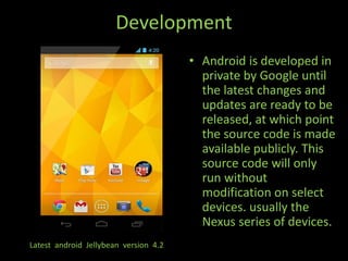 History and development of Android OS | PPTX