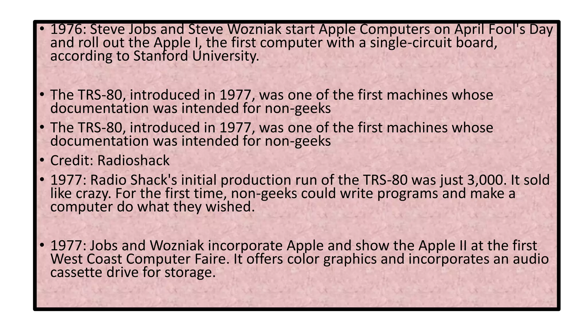 History and development of computers | PPT