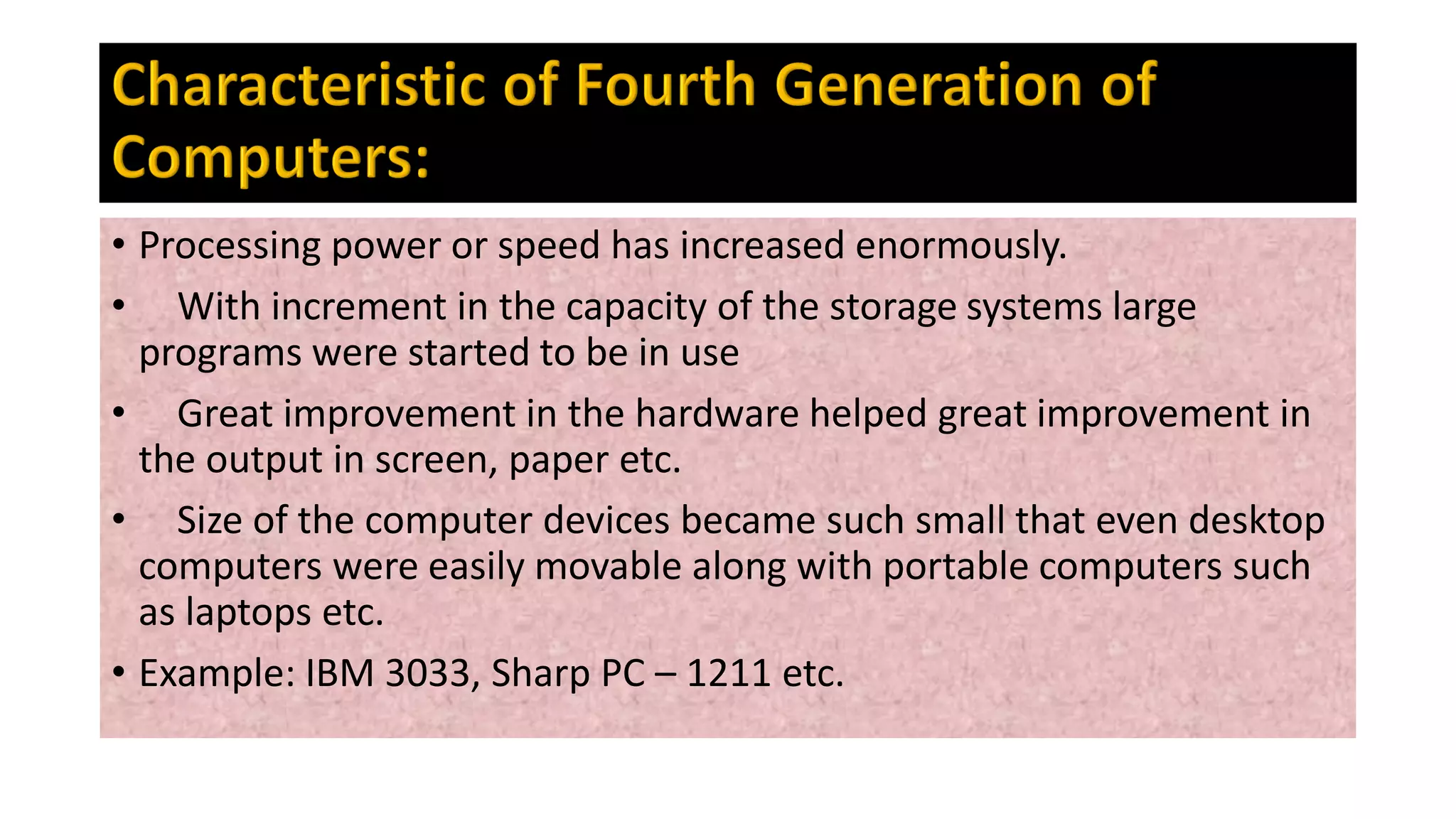 History and development of computers | PPT