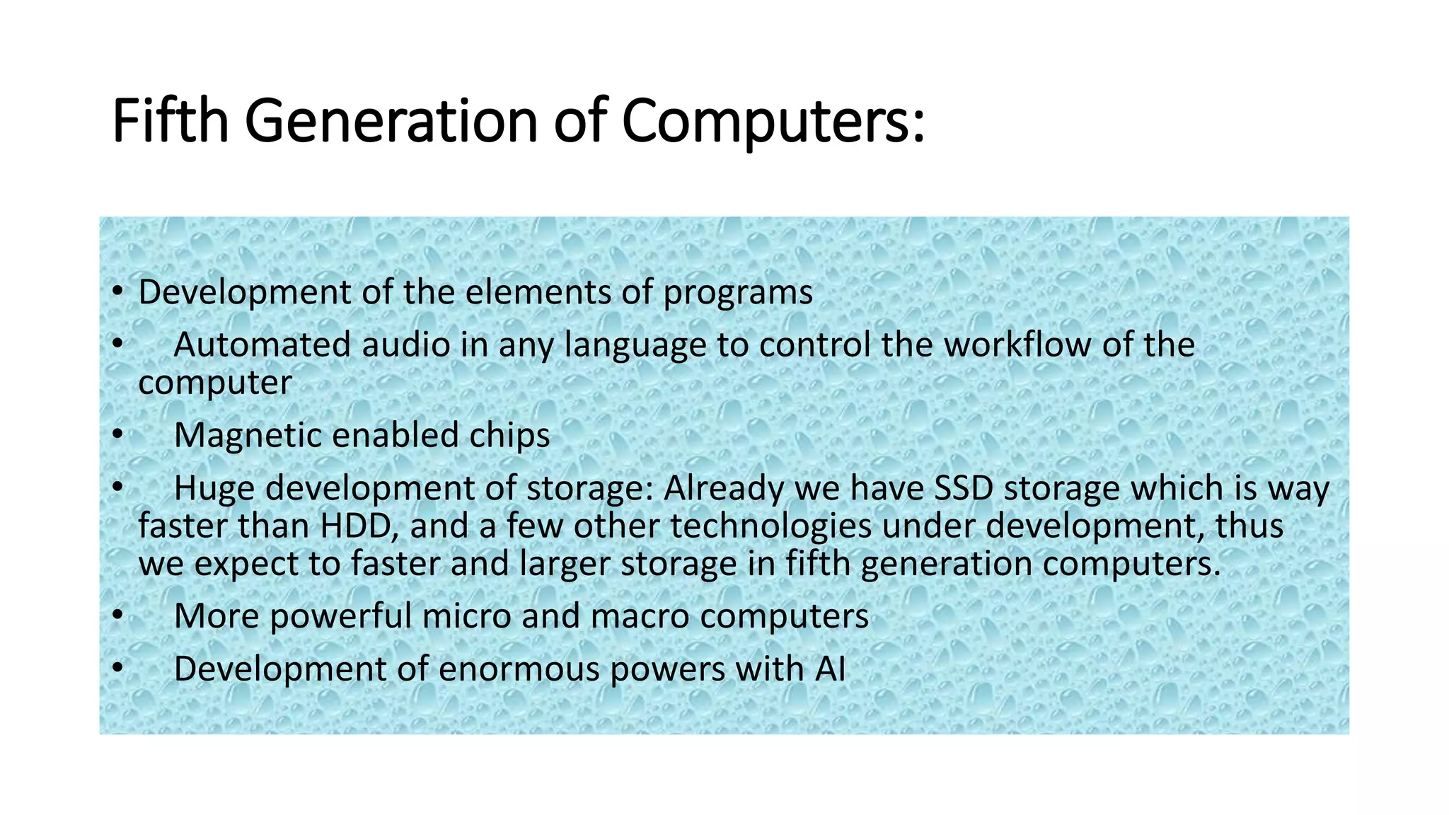 History and development of computers | PPT