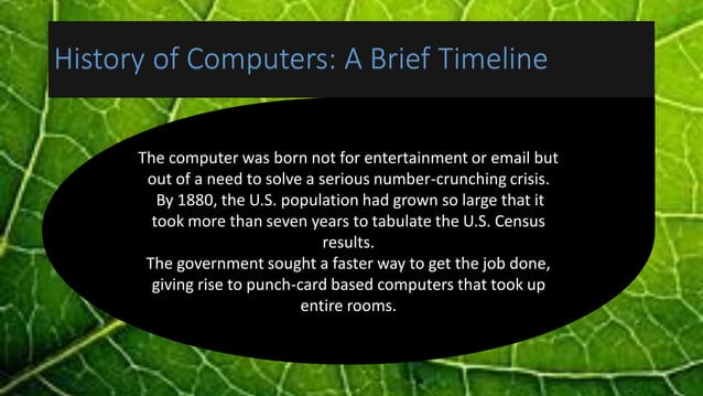 History and development of computers | PPT