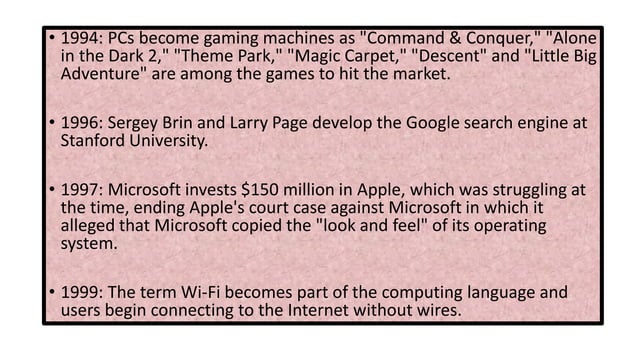 History and development of computers | PPT