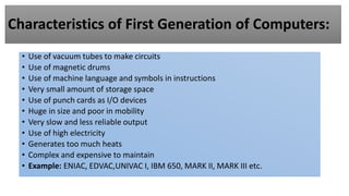 History and development of computers | PPT