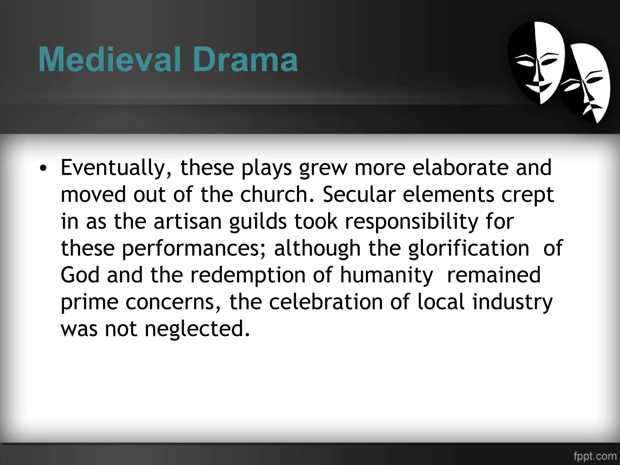 History and development of drama | PPT