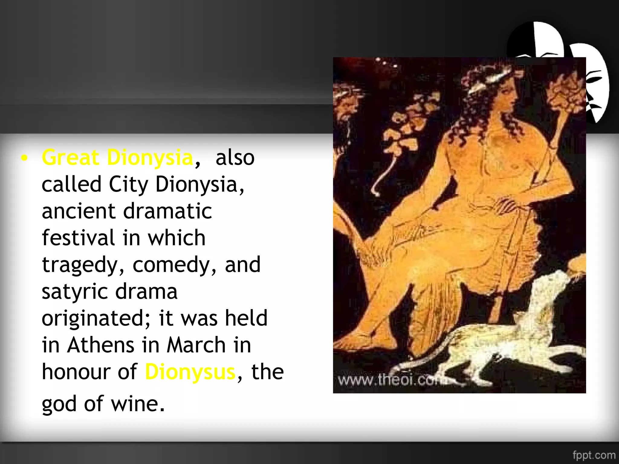 History and development of drama | PPT