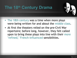 History and development of drama | PPT