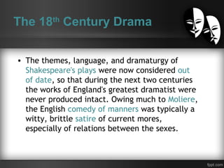 History and development of drama | PPT