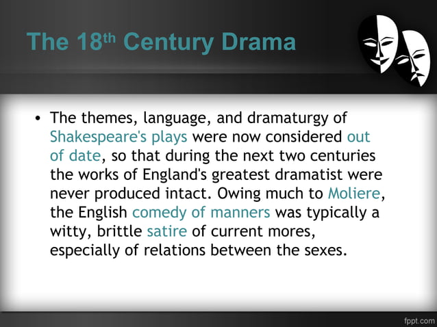 History and development of drama | PPT
