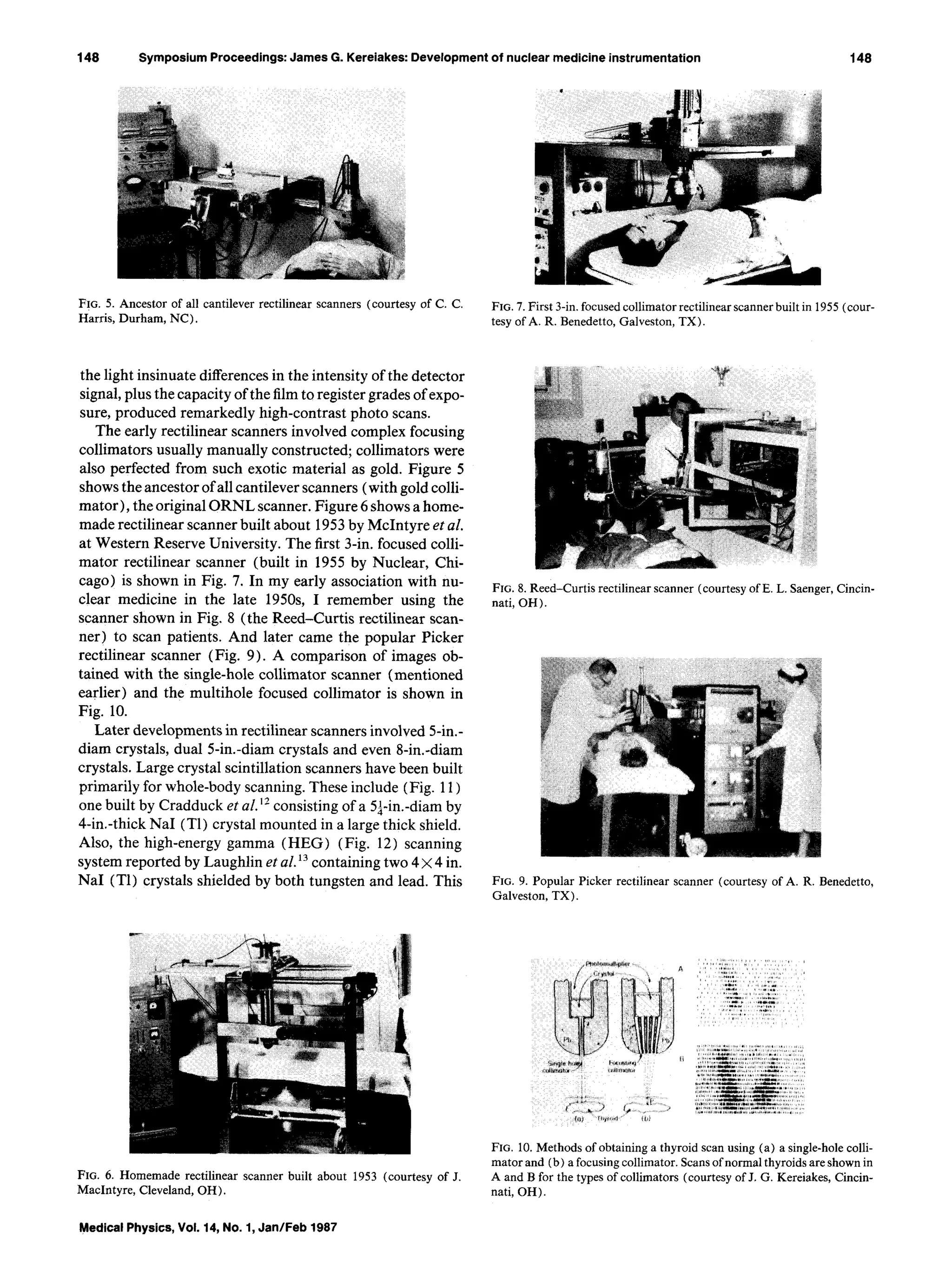 History and development of medical physics instrumentation ...