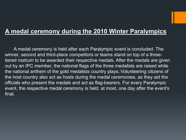 History and development of paralympics | PDF | Summer Olympic Sports ...