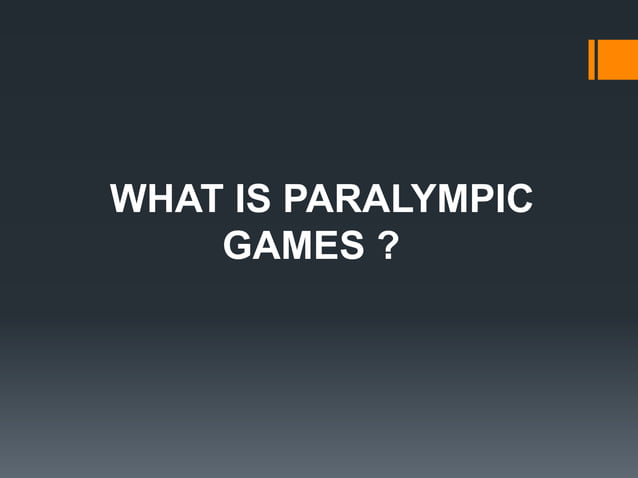 History and development of paralympics | PDF | Summer Olympic Sports ...