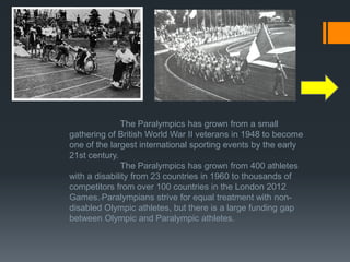 History and development of paralympics | PDF