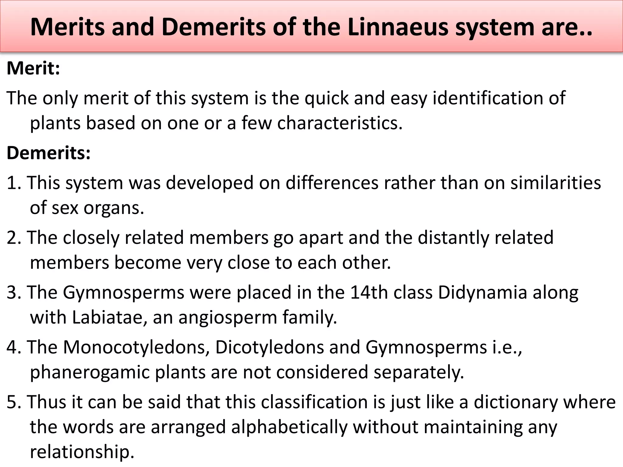 History and development of plant taxonomy | PPTX
