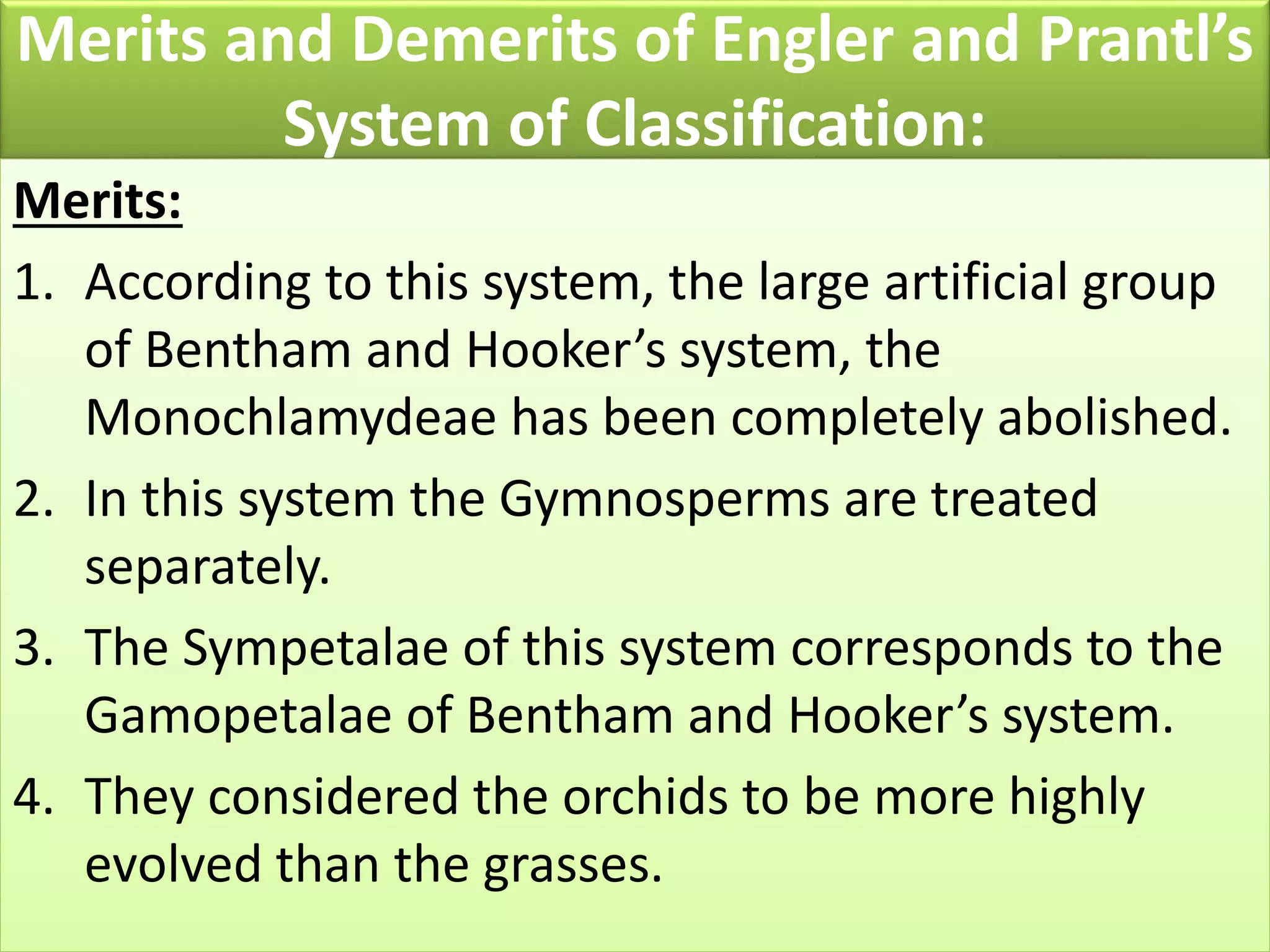 History and development of plant taxonomy | PPTX