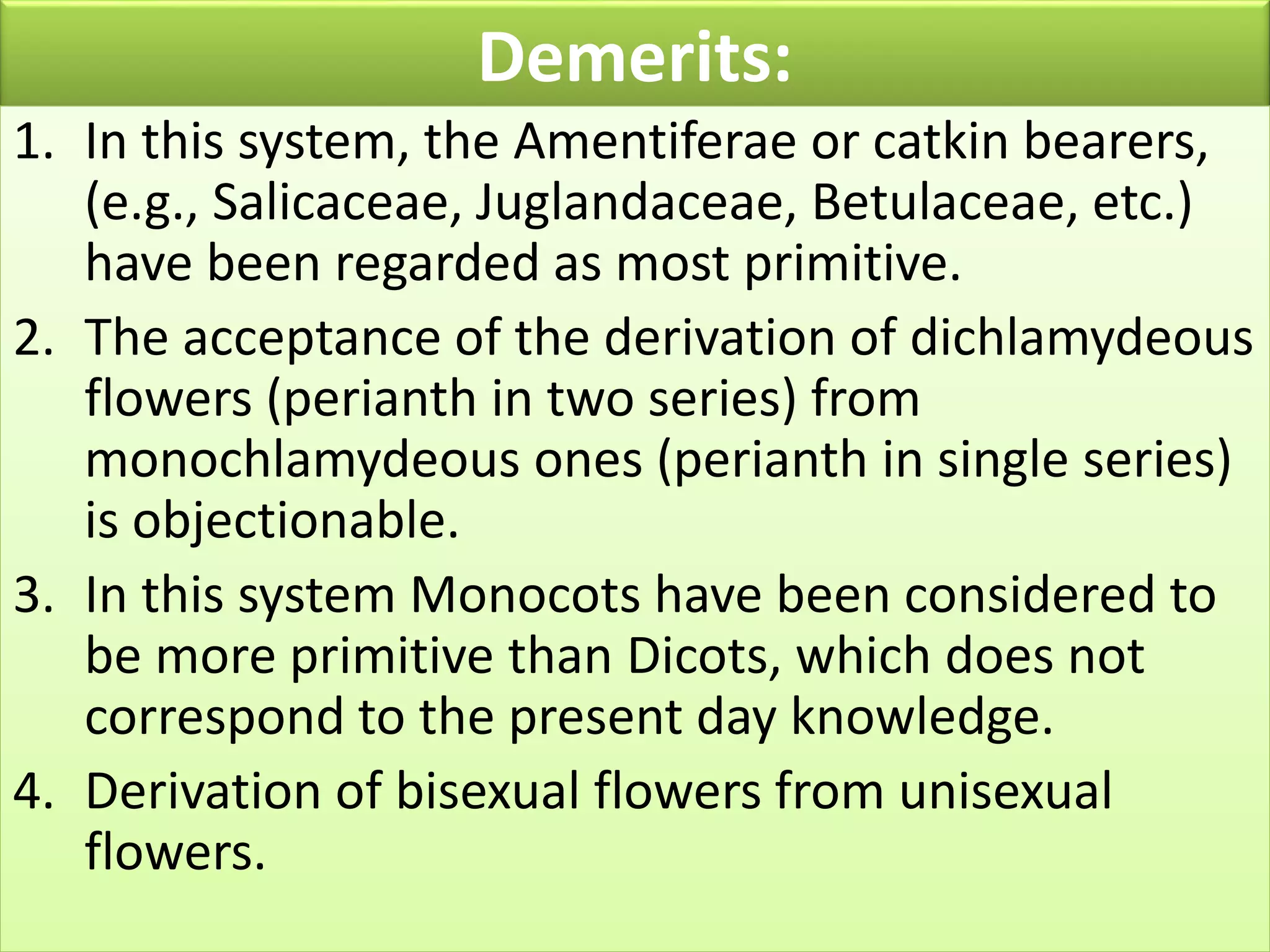 History and development of plant taxonomy | PPTX