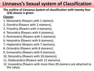 History and development of plant taxonomy | PPTX