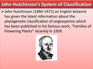 History and development of plant taxonomy | PPTX