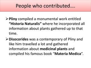 History and development of plant taxonomy | PPTX