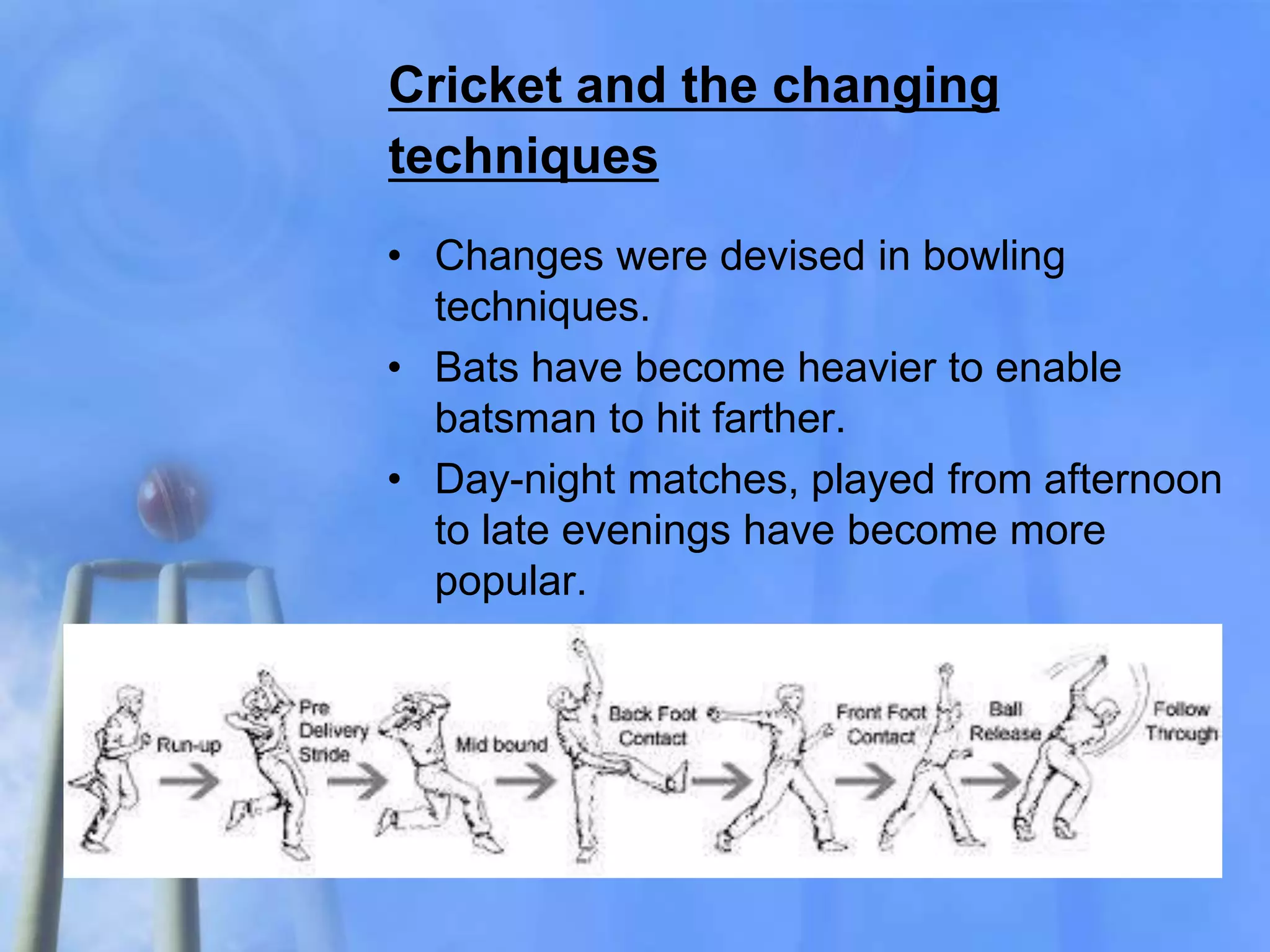 History and evolution of cricket in india | PPTX