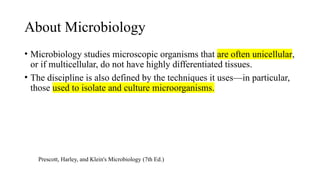 History and Evolution of Microbiology.pptx
