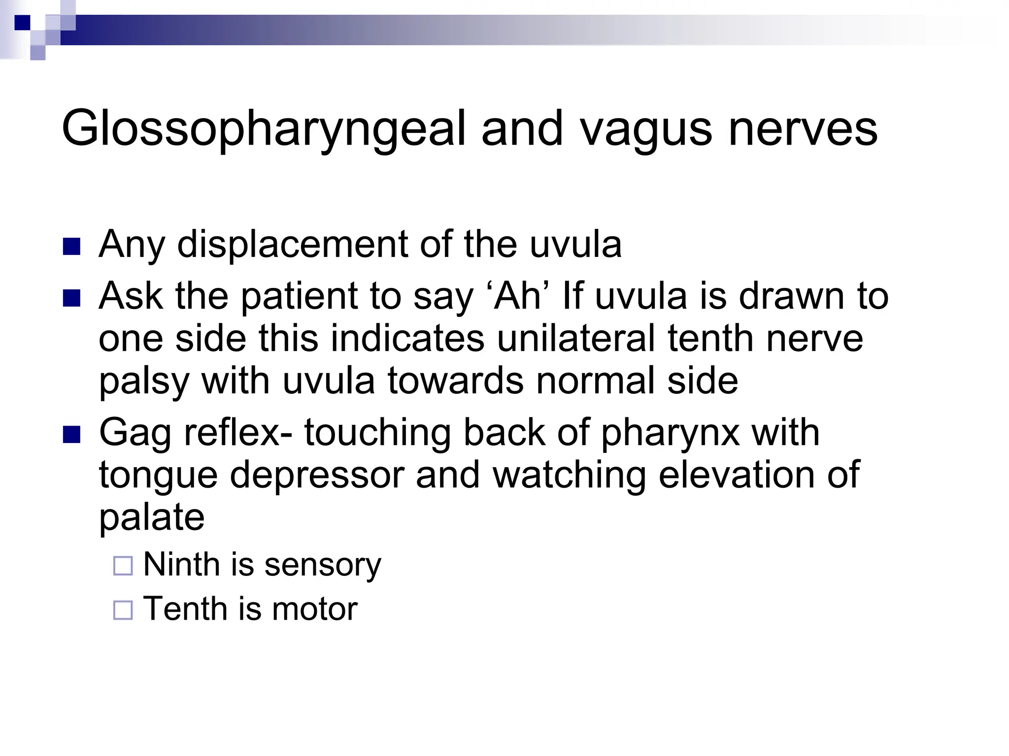History and examination of nervous system- Part II.ppt