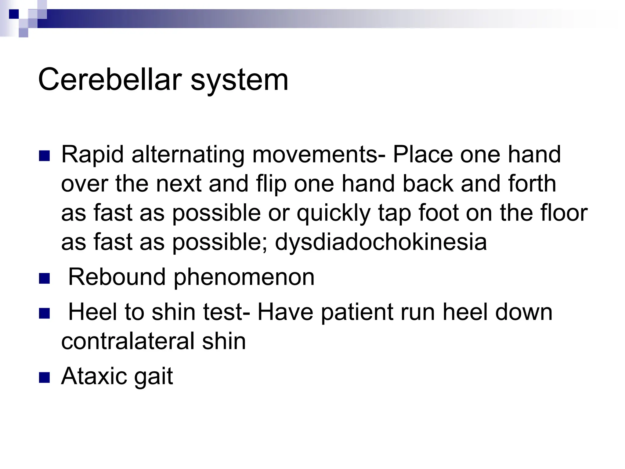 History and examination of nervous system- Part II.ppt