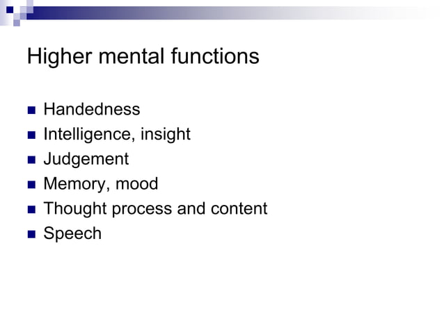 History and examination of nervous system- Part II.ppt