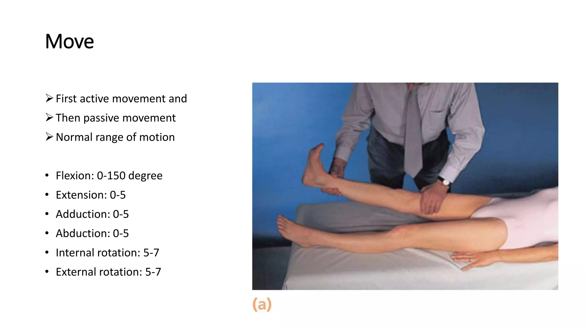 History and examintion of knee joint slideshare | PPTX