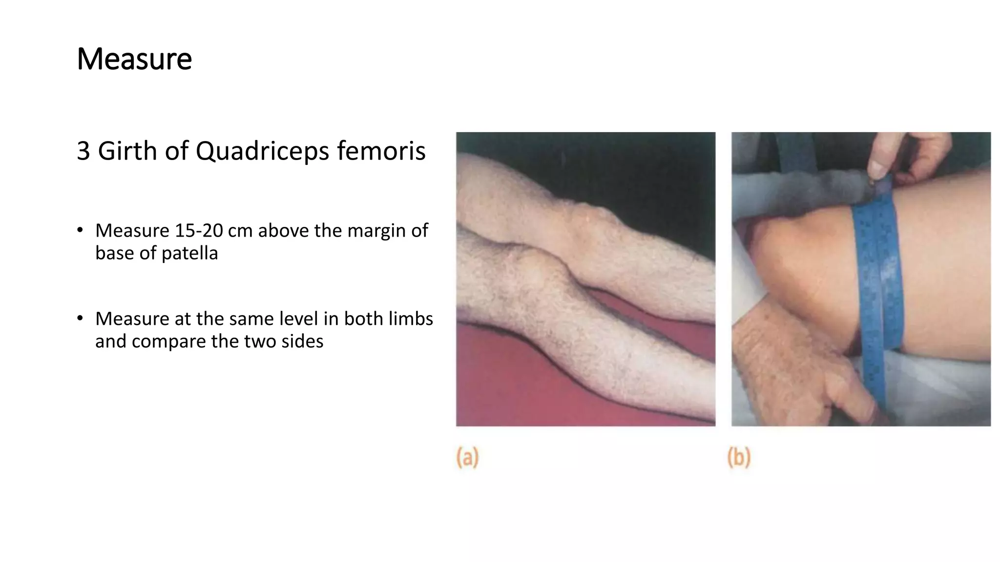 History and examintion of knee joint slideshare | PPTX