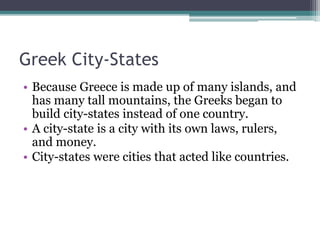 History and facts about greece | PPTX