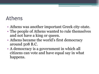 History and facts about greece | PPTX