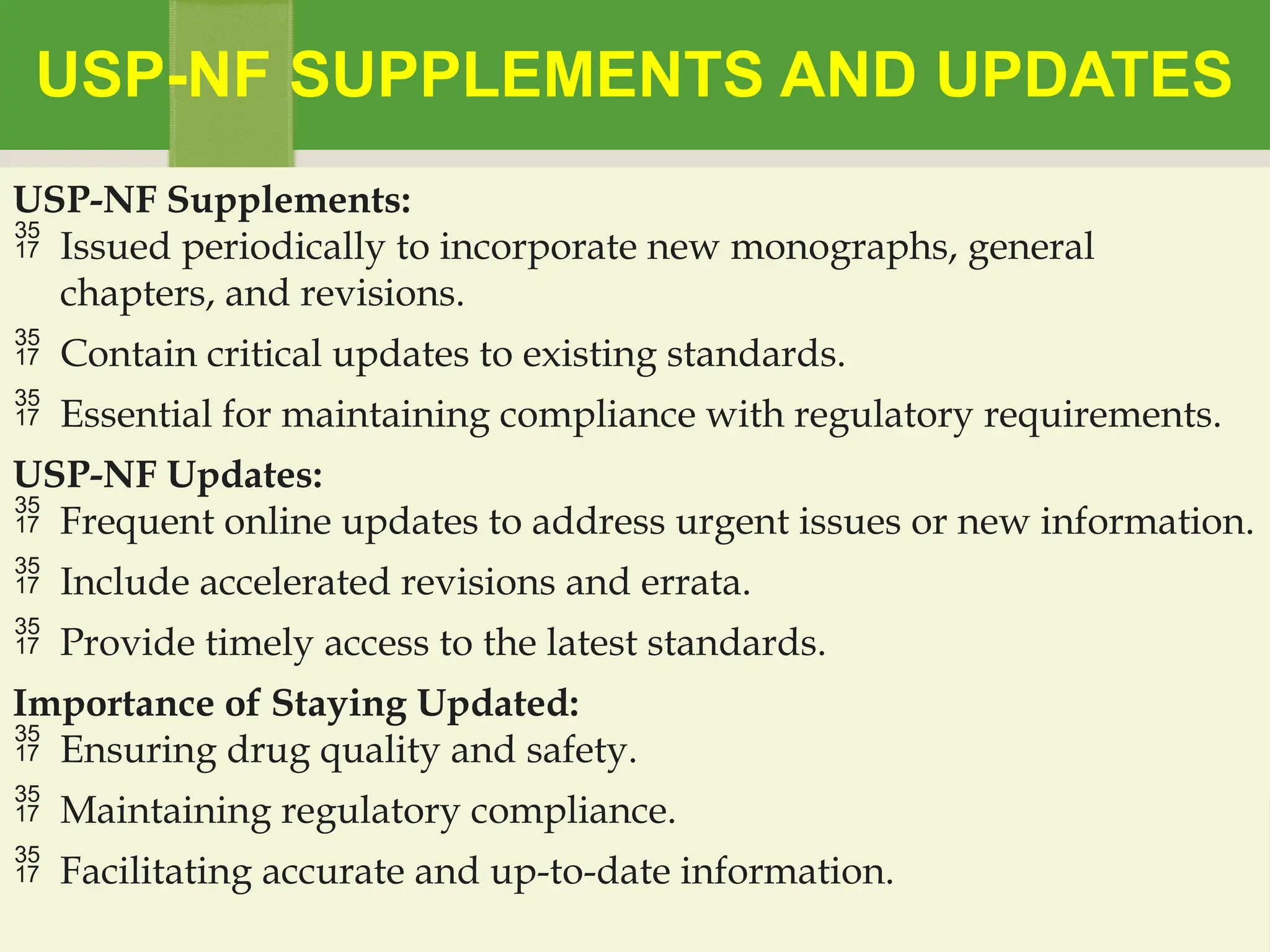 History and features of United State Pharmacopoeia National | PPT